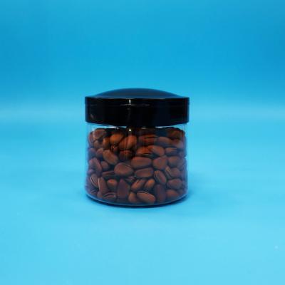 중국 식품 등급 작은 둥근 플라스틱 저장 투명 잔 플라스틱 검은 나사 뚜?? 판매용