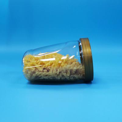 중국 넓은 입 플라스틱 PET 투명 항아리 음식 누드리스 쿠키 사탕 포장 판매용