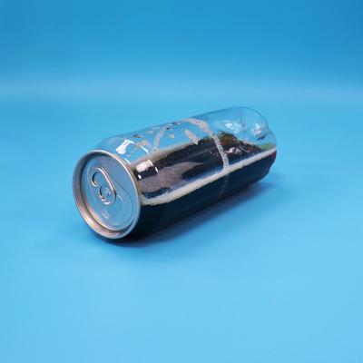 중국 밀봉 가능한 빈 투명 PET 소다 음료 캔, 손쉬운 개봉 알루미늄 뚜껑, 500ml 330ml 판매용