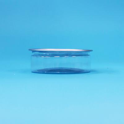 중국 음식 사탕 쿠키 스낵 포장을 위한 틴 이지 오픈 엔드가 있는 둥근 플라스틱 PET 캔 판매용