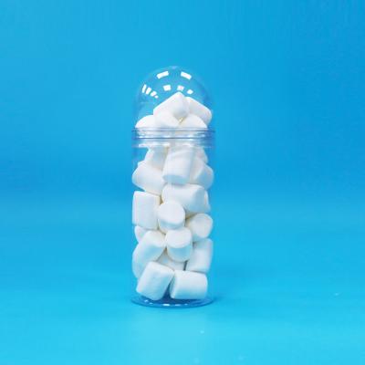 중국 식품 등급 투명 스크류 뚜껑 독특한 모양의 작은 원형 플라스틱 PET 사탕 병 판매용