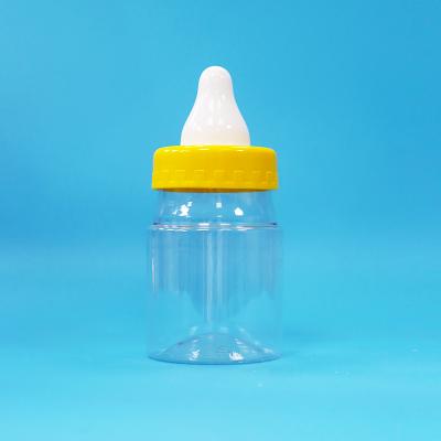 중국 BPA 무료 스크루 캡 투명 PET 플라스틱 밀폐 된 항아리 식품 과자 쿠키 견과류 판매용