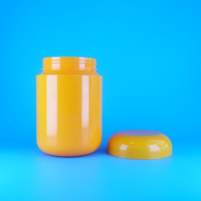 Китай Контейнеры для печенья и конфет из оранжевого пищевого пластика PET с плоской крышкой-закруткой продается