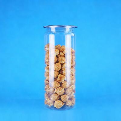 China BPA Free PET Beverage Can with Easy Open Lid and 520ml Capacity for Drinks and Soda for sale