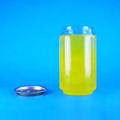 China 330ml Easy Open Lid PET Plastic Can - Food Grade Packaging Jar for Baking and Snacks for sale