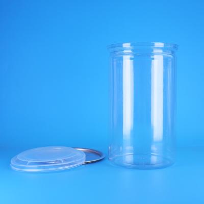 China Premium Transparent PET Can For Storing Nutritional Supplements Cake Baked Goods for sale