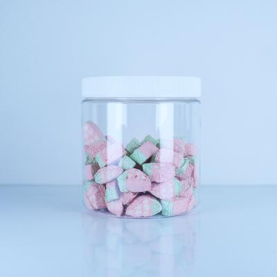 China Premium Food Storage Biscuits Sweets Walnuts Bulk Packaging PET Jars With Screw Cap for sale