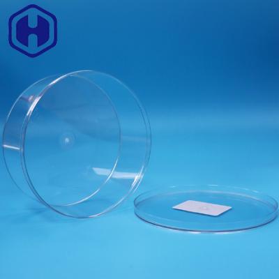 China PET Wide Mouth Round PET Transparent Food Dried Food Storage Containers Clear Lids for sale