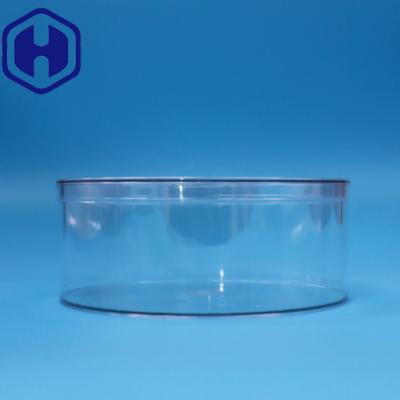 China Bpa Free PET Wide Mouth Round PET Clear Food Dried Fruit Storage Containers Lids Bulk for sale