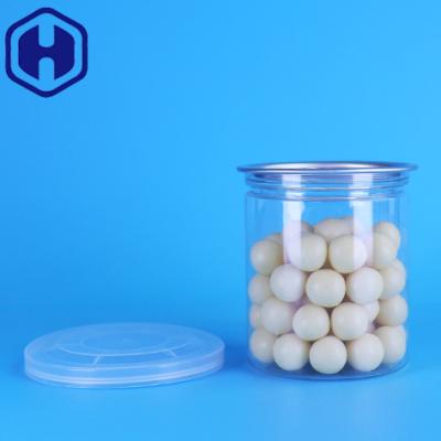 China BPA Free 220ml PET Plastic Canister with Easy Open Lid for Sea Food Packaging for sale