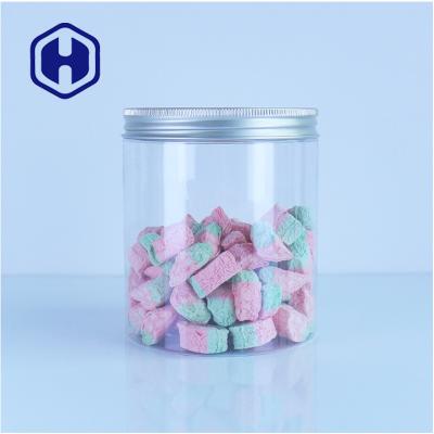 China Clear Food Storage Jars Aluminum Tops Safe Attractive For Chocolates Cakes Sweets Bulk Packaging for sale