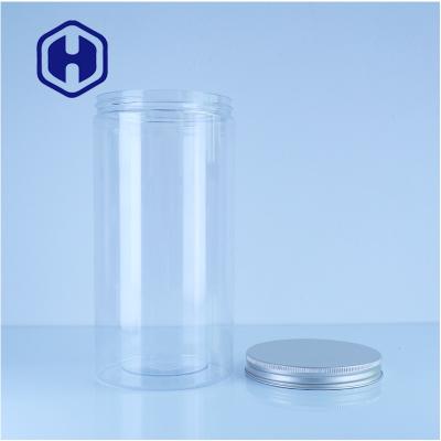 China Bulk PET Food Storage Jars With Pourable Lid Perfect Herbs Coffee Sugar Dry Fruits for sale