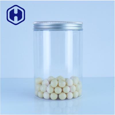 China Food Grade Plastic  Pour Lid Jar Secure Stylish Container For Candies Grains Coffee Snack Packaging Solutions for sale