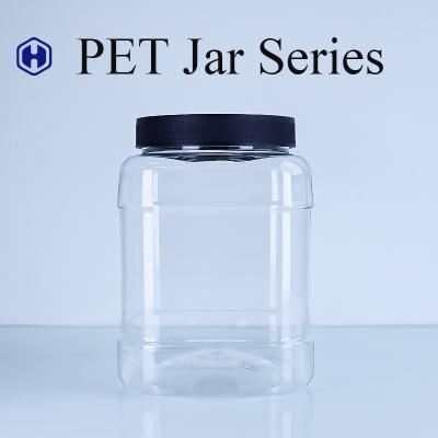 China Premium Food Grade Twist Cap Plastic Jar For Commercial Candy Snack And Sauce Packaging for sale