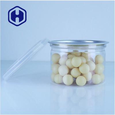 China Food Grade Transparent Round Honey Syrup Jam And Other Thick Food Products PET Can for sale