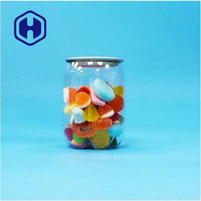 China Clear Beverages Soda Drink Clear Plastic PET Easy Open Cans Food Grade Easy Open Lid for sale