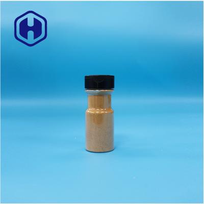 China Plastic PET Food Grade Transparent 100ml Chilli Pepper Powder Spice Jar Sifting Lid for sale