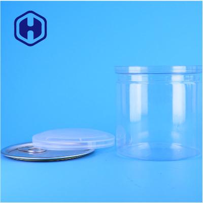 China PET Can With Aluminum Easy Open Lid For Nuts Candy And Dry Snack Packaging for sale