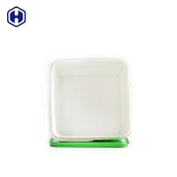 China 2800ml IML Plastic Container with Handle - 190x190x124mm Food Grade PP Storage Tub for Cookies & Snacks for sale