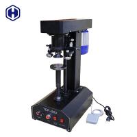 China Semi-Automatic Plastic Container Sealing Machine 20-30 Cans/Min 35-150mm Diameter Table Top Type for sale