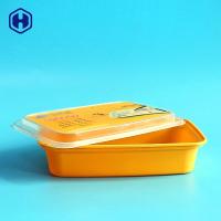 China Food Grade Plastic Containers 400ML 750ML with In-Mold Labeling for Hot Rice Packaging for sale