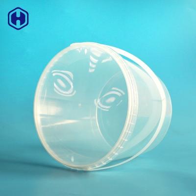 China Thermal Formed IML Bucket Clear Thick Wall 3.8L Hot Filling Available for sale