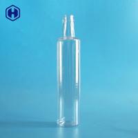 China 500ml 16oz Clear PET Plastic Bottle - Food Grade Recyclable Beverage Container 264mm Height for sale
