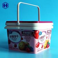 China Stackable IML Food Packaging Containers 2800ml Heat Resistant 85°C with Anti-Counterfeiting Labels for sale