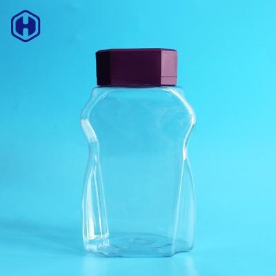 円形の明確なペット プラスチック食糧貯蔵はアルミ ホイルのシーリングを震動させます