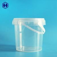 China 1L IML PP Round Bucket Plastic Container Customized Packaging 1000ml 34oz for sale
