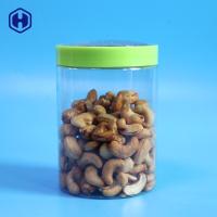China 500ml 16.9oz PET Round Plastic Jar with EOE Lid Food Grade Airtight Container for sale