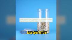700ml PET Jar Easy Open Lid Food Grade Storage