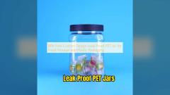 BPA Free PET Jars Leak Proof Food Storage