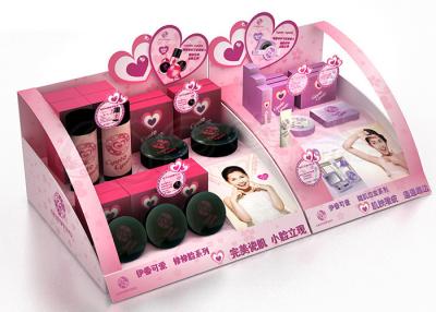 China Personalized counter display units / cosmetic and makeup display stands for sale