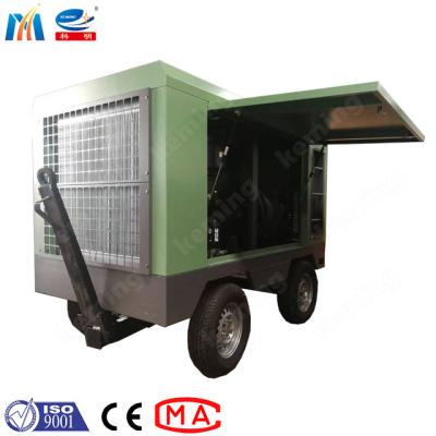 China 8m3/H Concrete Shotcrete Machine With Diesel Engine Mobile Air Compressor for sale