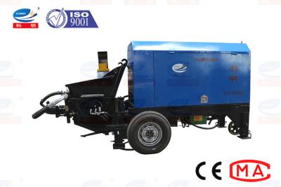 Cina Con comando a motore elettrico della piccola macchina concreta idraulica piena dello calcestruzzo spruzzato in vendita