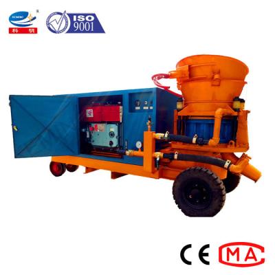Cina 3 M3/H Wet Concrete Jet Shotcrete Machine Pit Protection Project KSP Diesel Engine in vendita