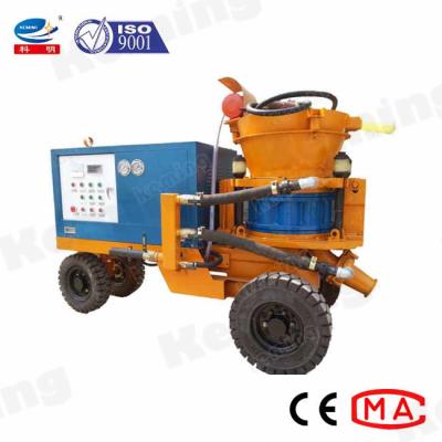 7 - 8m3/H Capacity Concrete Spraying Machine 0.6Mpa Pressure Good Mixing Uniformity