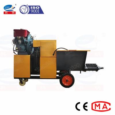 China 25m / 15m Spraying Distance Diesel 15hp Mortar Plastering Machine for sale