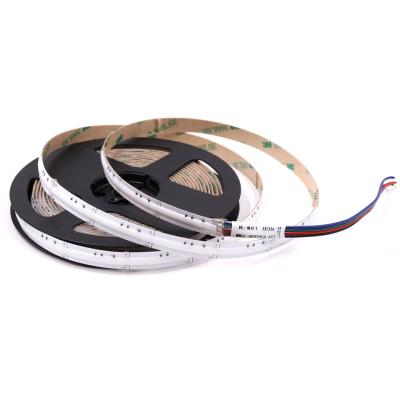 Cina DC12V 24V RGB COB 630LEDs/M High Density Super Bright Flexible LED Strip in vendita