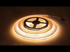 Dimmable Cob Led Light Strip Cct Cri80 No Dot Led Strip Lights 12v 24v