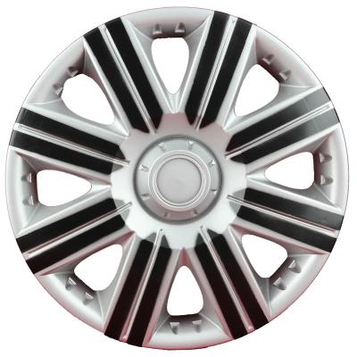 China Universal Twin Wheel Hub Center Cap Cap Silver Color 12 Inch 13 Inch 14 Inch 15 Inch Car Wheel Covers 16 Steering Wheel Covers for sale