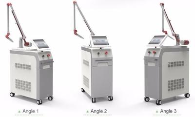 China Permanent 1064 nm / 532nm pigments tattoo removal q switch nd yag long pulse laser for sale