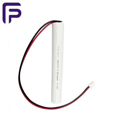 Cina Litio Ion Battery Pack 3050mAh di 2S1P 7.4V 18650 bianco per attrezzatura elettronica in vendita