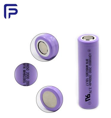 Cina 18650C litio Ion Batteria Cells 3.7V 2000mAh ricaricabile per la macchina utensile in vendita