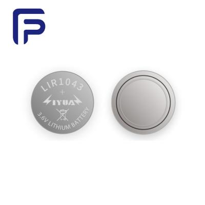 Cina Materialee ricaricabile del PVC della batteria 3.6V 35mAh del bottone di resistenza 500mΩ in vendita
