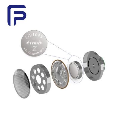Cina Materialee ricaricabile del PVC della batteria 3.6V 35mAh del bottone di resistenza 500mΩ in vendita