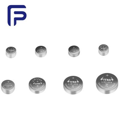 Cina Batteria ricaricabile Materialee 3.6V 45mAh del bottone del PVC per le cuffie in vendita
