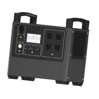 Cina Centrale elettrica portatile pura all'aperto della batteria solare della sinusoide di emergenza 2000w 110V/220V con il pannello solare in vendita