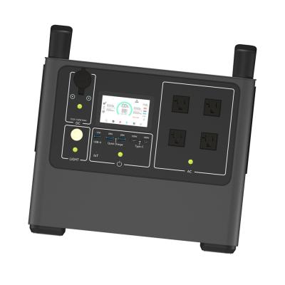 Cina centrale elettrica portatile pura della batteria solare della sinusoide LiFePO4 di 2000w 110V/220V con il pannello solare in vendita